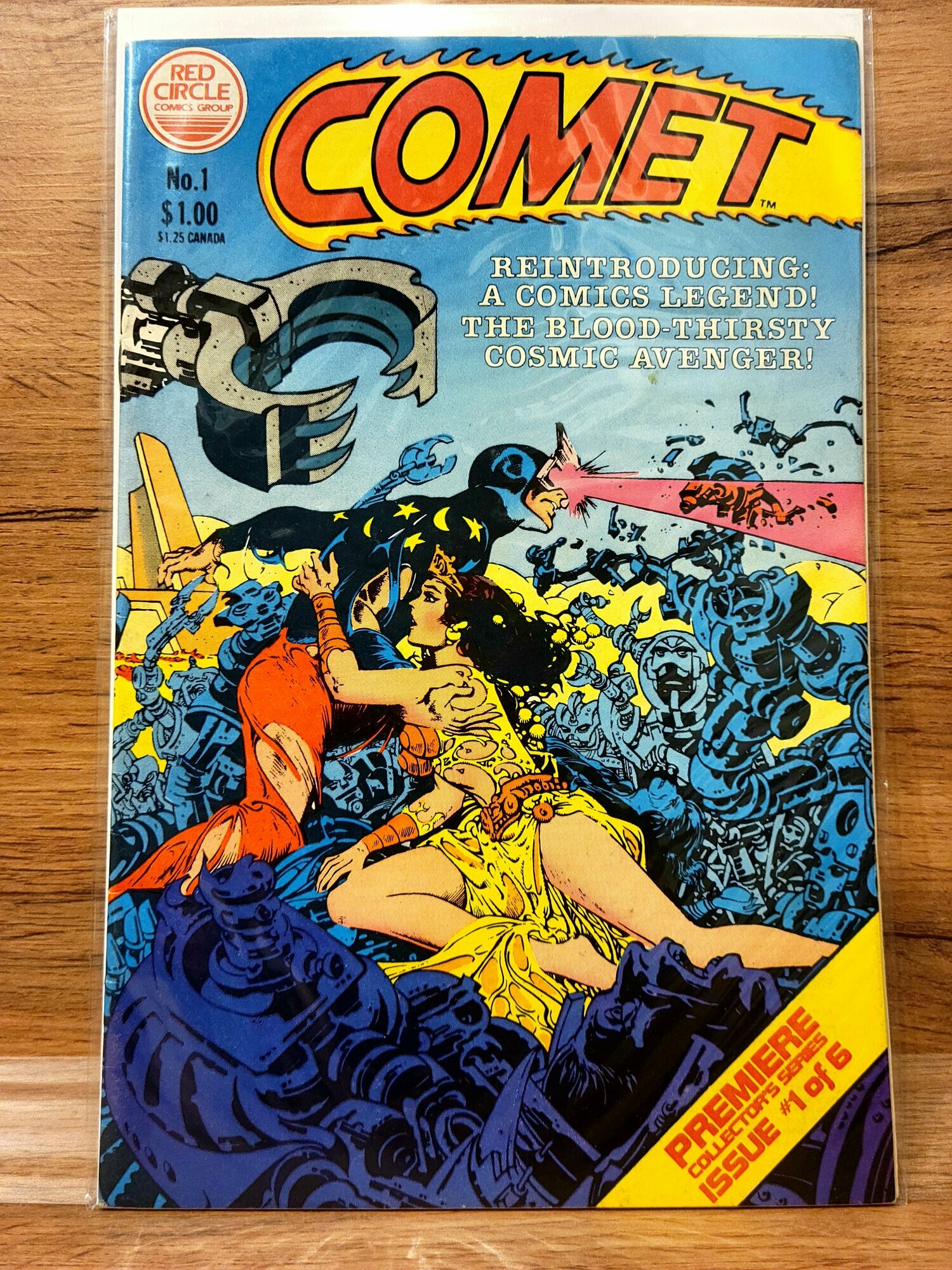 Ретро Комикс Comet #1. 1983 Год.