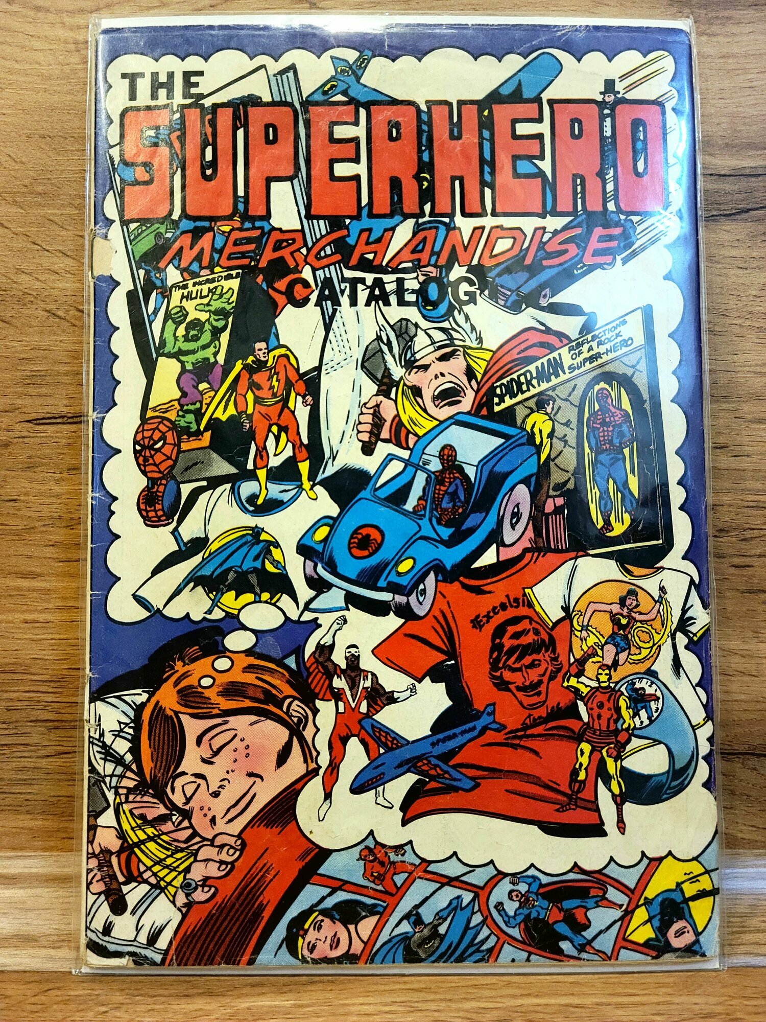 Ретро Комикс Superhero Merchandise #. 1983 Год.