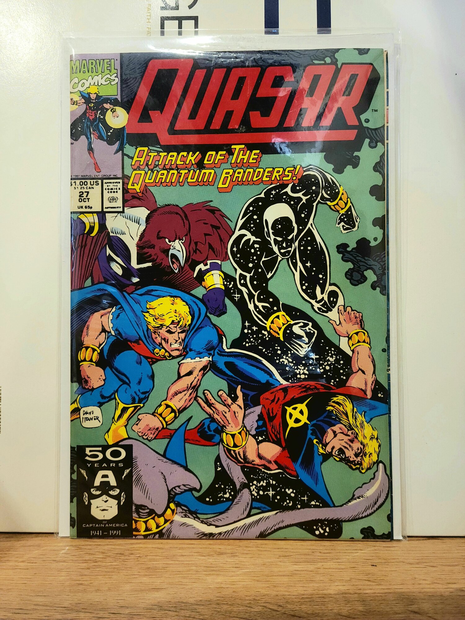Ретро Комикс Quasar #27. 1991 Год. Marvel.