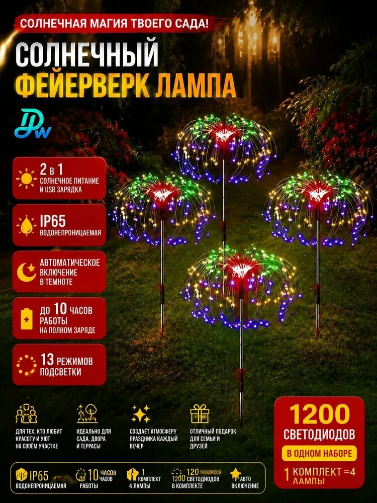 DJW Каркасная светодиодная фигура Полярная звезда 77.77 см