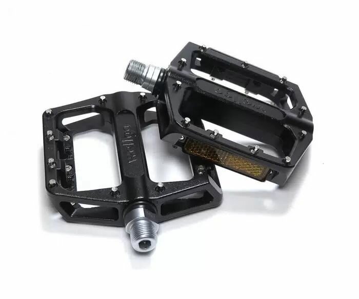 Педали для велосипеда WELLGO B087B BMX/Downhill. 1 промподшипник+1 DU. Ось Cr-Mo. Цвет: Черный