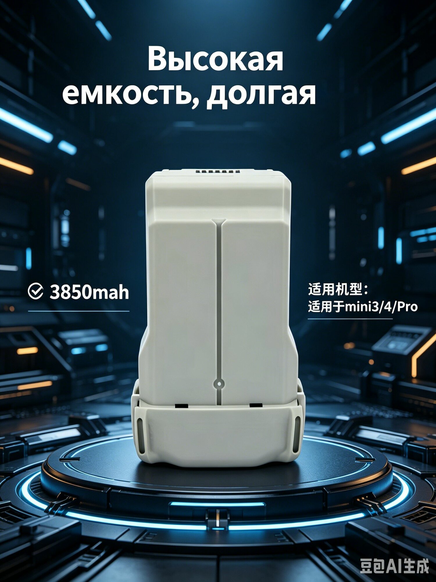 Аккумулятор повышенной ёмкости для D.J.I Mini3/4 /Pro с длительным временем работы для квадрокоптера