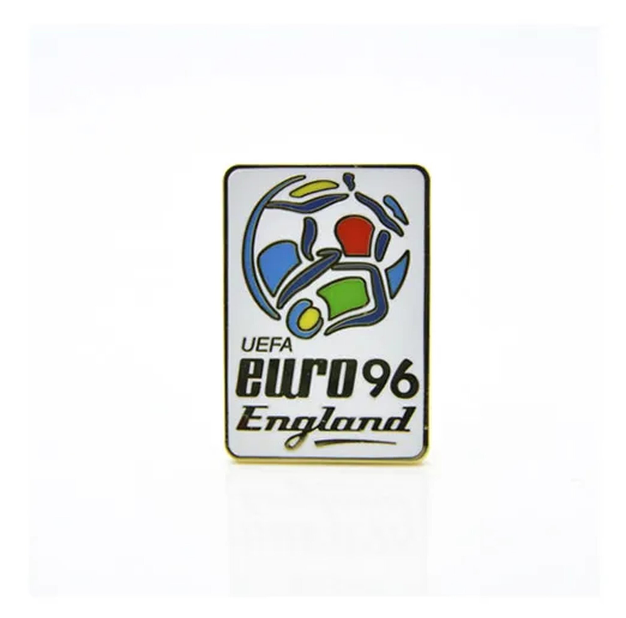 Значок чемпионат Европы по футболу 1996 (Англия), эмблема, 19 мм