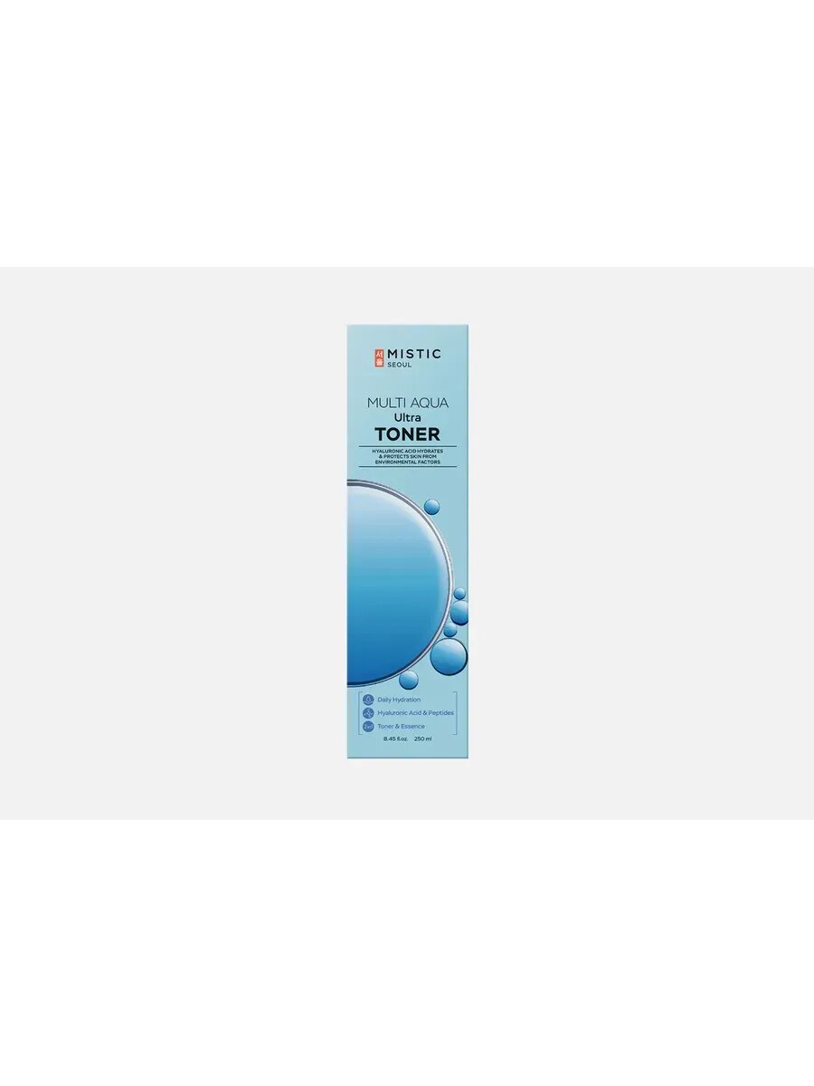 Увлажняющий тонер для лица MISTIC Multi Aqua Ultra 250 мл