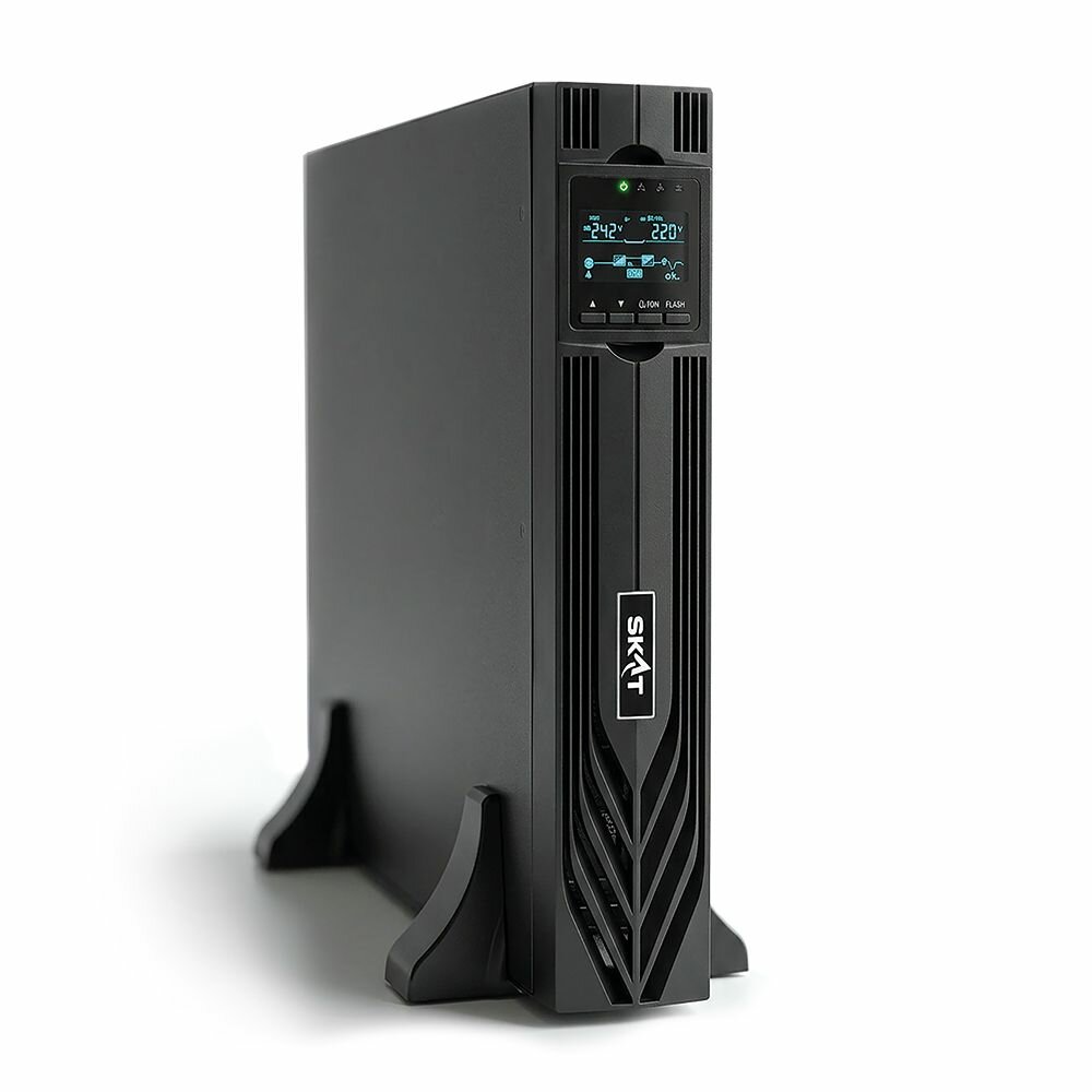 ИБП Бастион (8768) SKAT-UPS 2000-RACK-ON-4X9 P3 черный, 2000 Вт, On-Line, синус