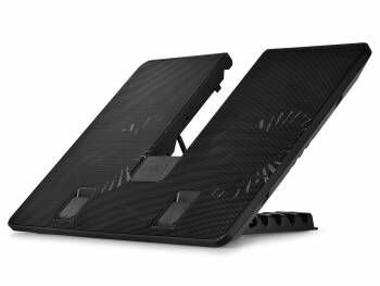 Подставка для ноутбука Deepcool U PAL, 15,6 дюйма, 390х280х28 мм, 26 дБ, 1хUSB, 2х140 мм вентилятор, 765 г, пластик ABS, черная (DP-N214A5_UPAL)