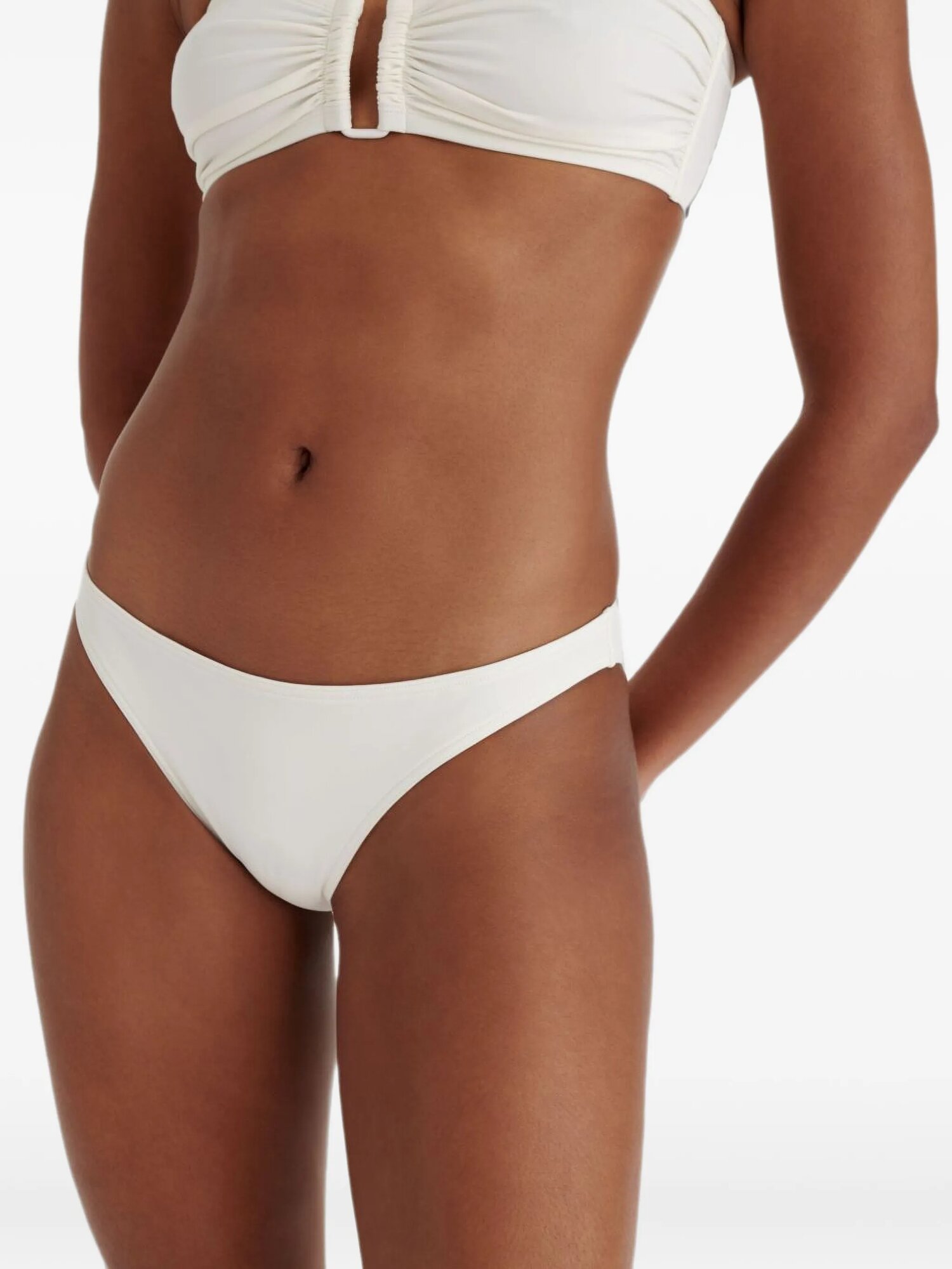 Купальник Eres Fripon bikini bottoms, размер 44, бежевый/белый — фото 1