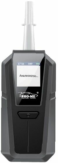 Алкотестер Sho-Me ALT-2000 электрохимический черный тестер алкоголя электрохимический
