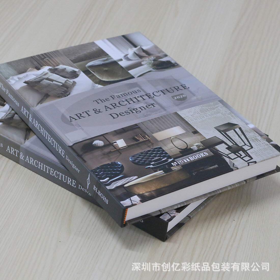 Декоративный книжный проп с арт-дизайном, 27x19x2.3 см для современного офиса