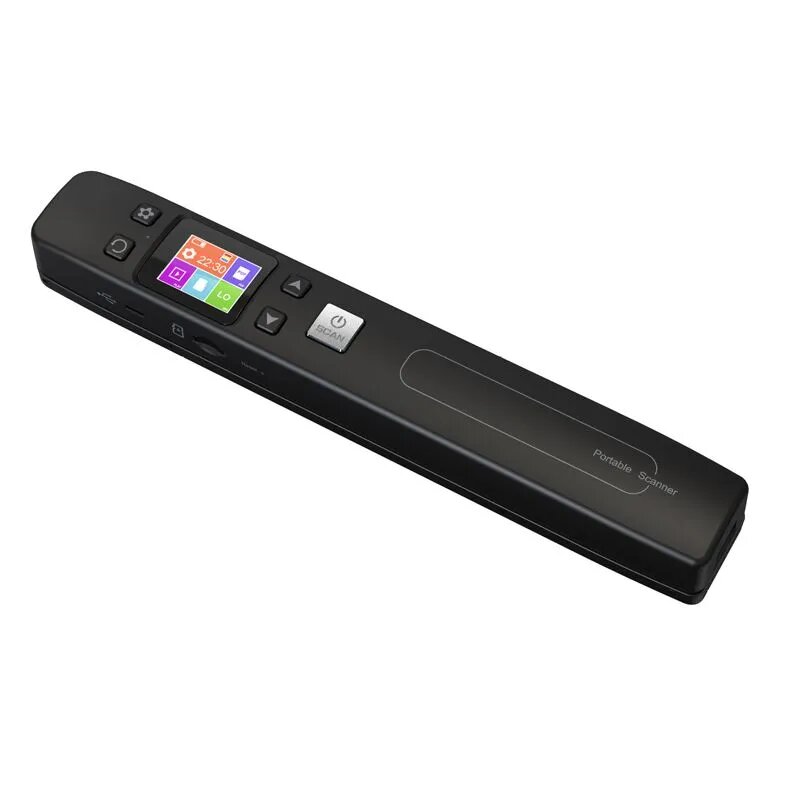 Портативный сканер, черный, ручной, CIS, USB, для дома и офиса