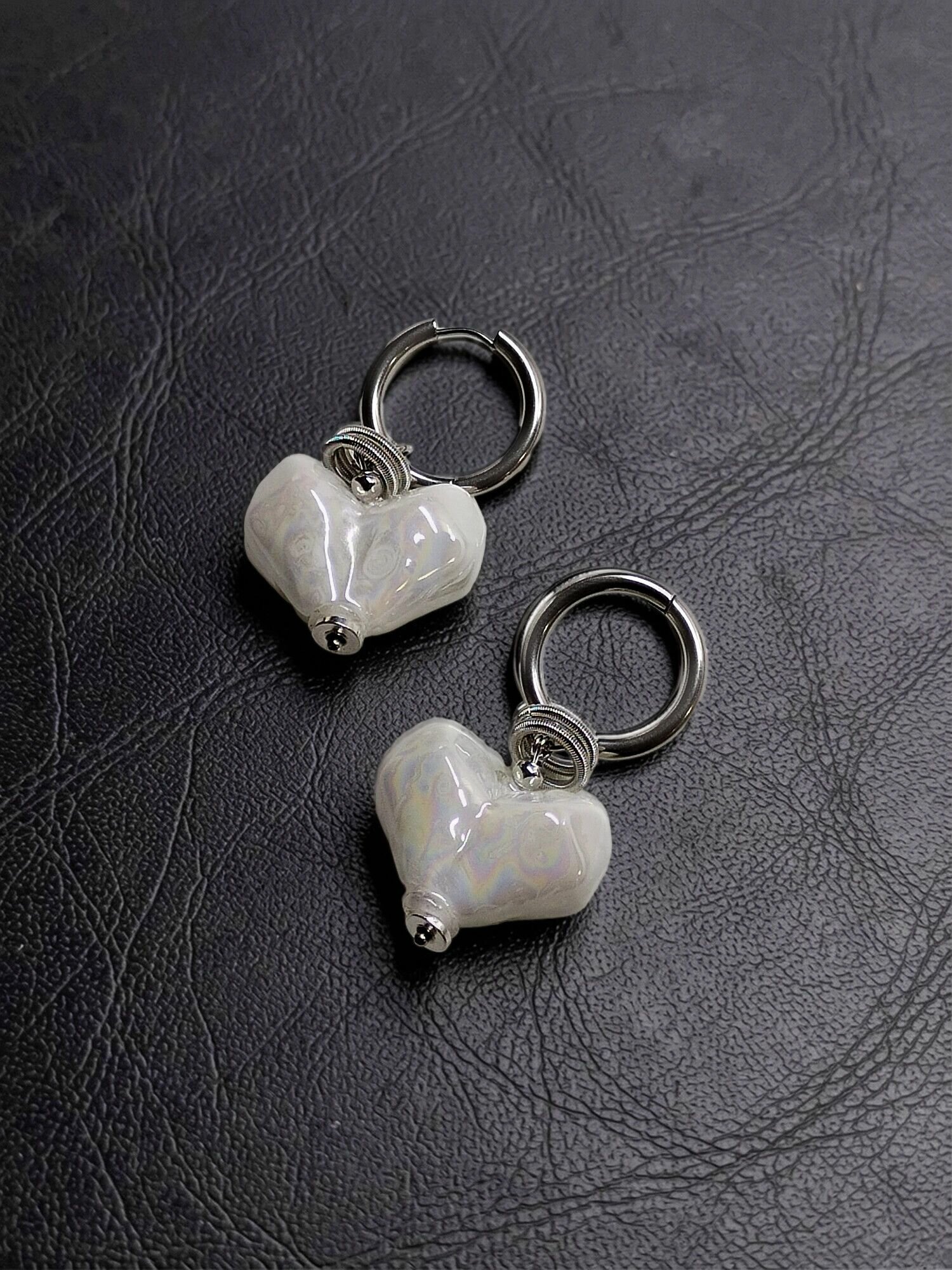 Серьги двусторонние P.J. MURANO, муранское стекло