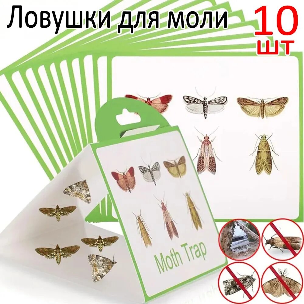 Ловушки для моли, 10шт