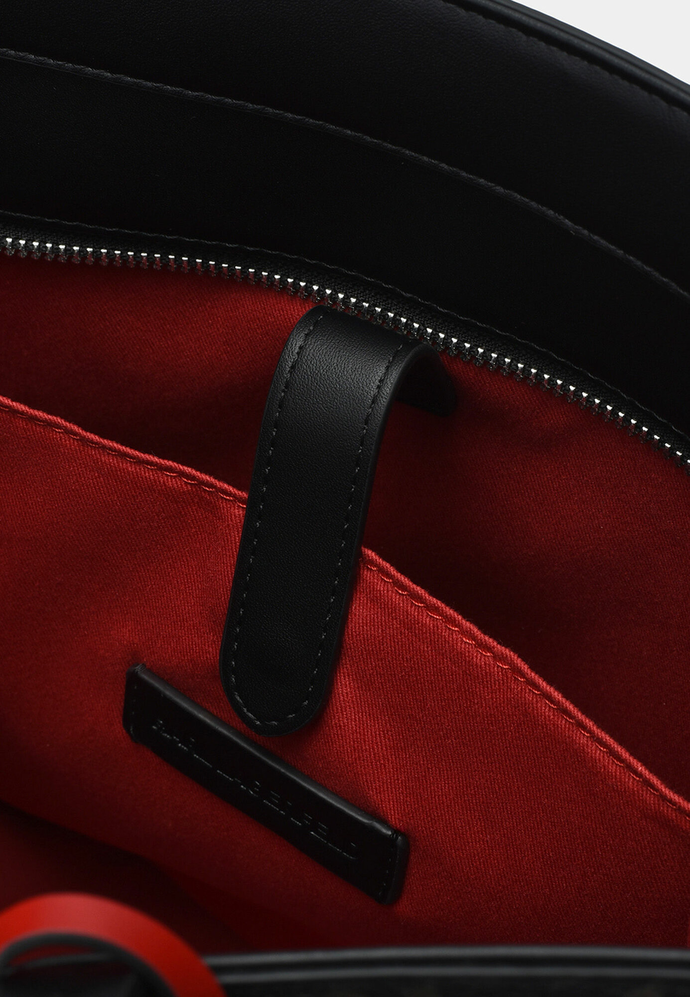 Сумка тоут Karl Lagerfeld IKON MONOGRAM, фактура матовая, зернистая, коричневый — фото 1