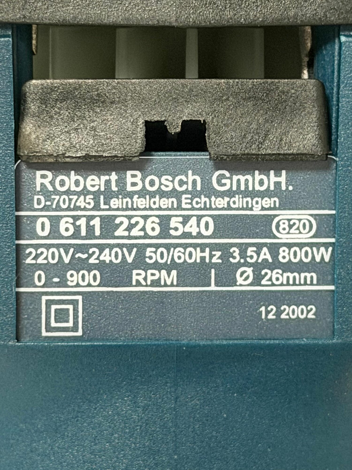 Bosch Перфоратор 800 Вт — фото 1