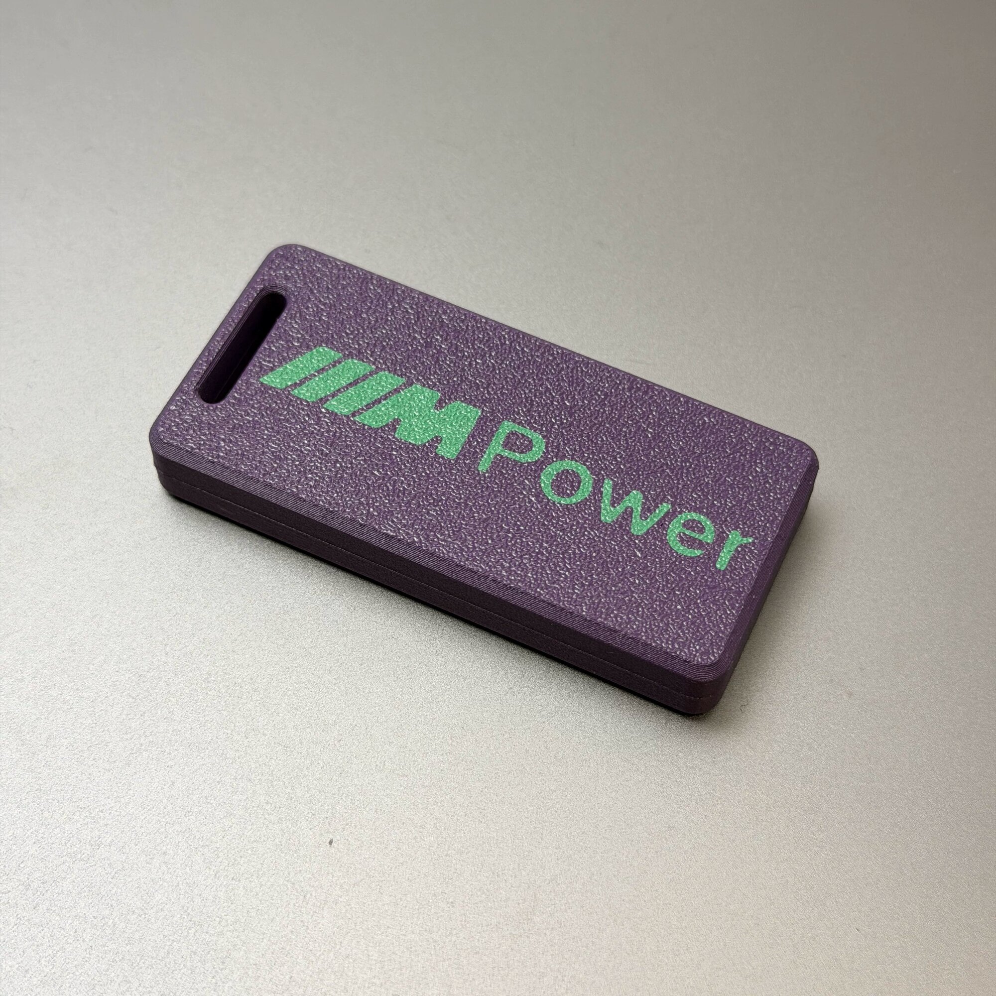 Ключевой чехол для BMW G-платформы с фиолетово-зеленым логотипом MPower, легкий и компактный для моделей 3, 5, 7 серии