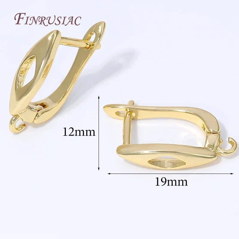 Швензы для сережек FINRUSIAC, 18K Gold Plated