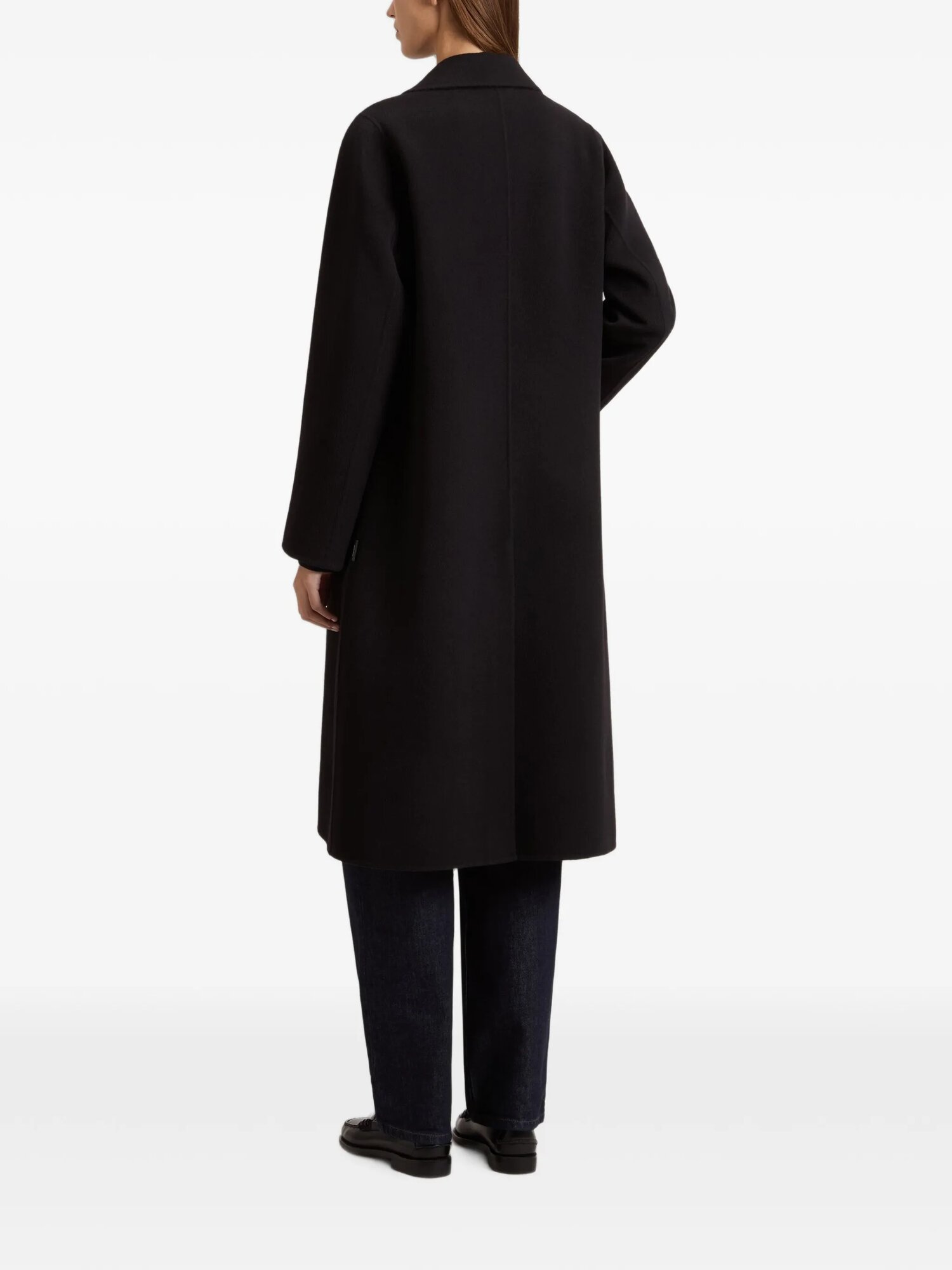 Пальто Woolrich Wool single-breasted coat, размер 50-52, black — фото 1