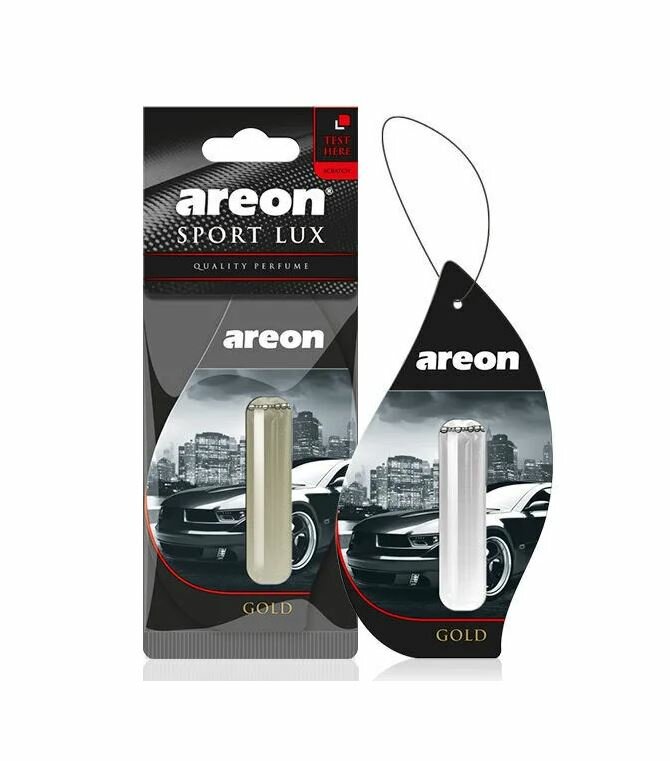 Ароматизатор автомобильный AREON LIQUID LUX 5ml (Gold/Золото)