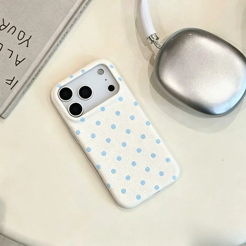 Милый чехол для телефона с рисунком в горошек для Huawei Pura 80 70 Pro Plus White L3755, Pura 70