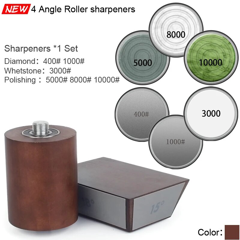Деревянная точилка для роликовых ножей RSCHEF Polishing Set