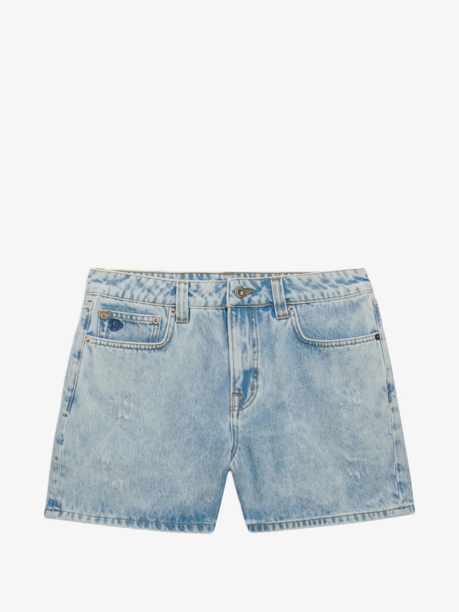 Шорты Distressed mini shorts