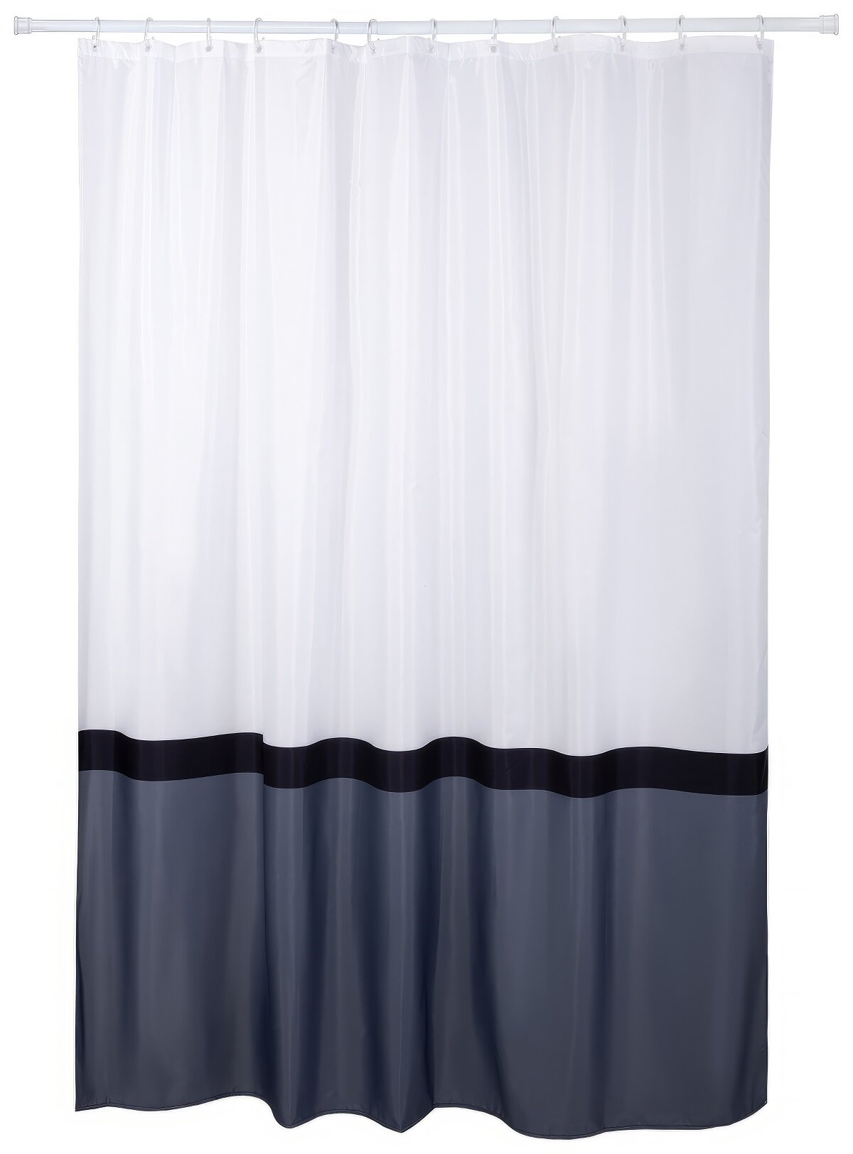 Штора для ванной Iddis Marble LM07P18i11 180x200 см полиэстер цвет серый/белый