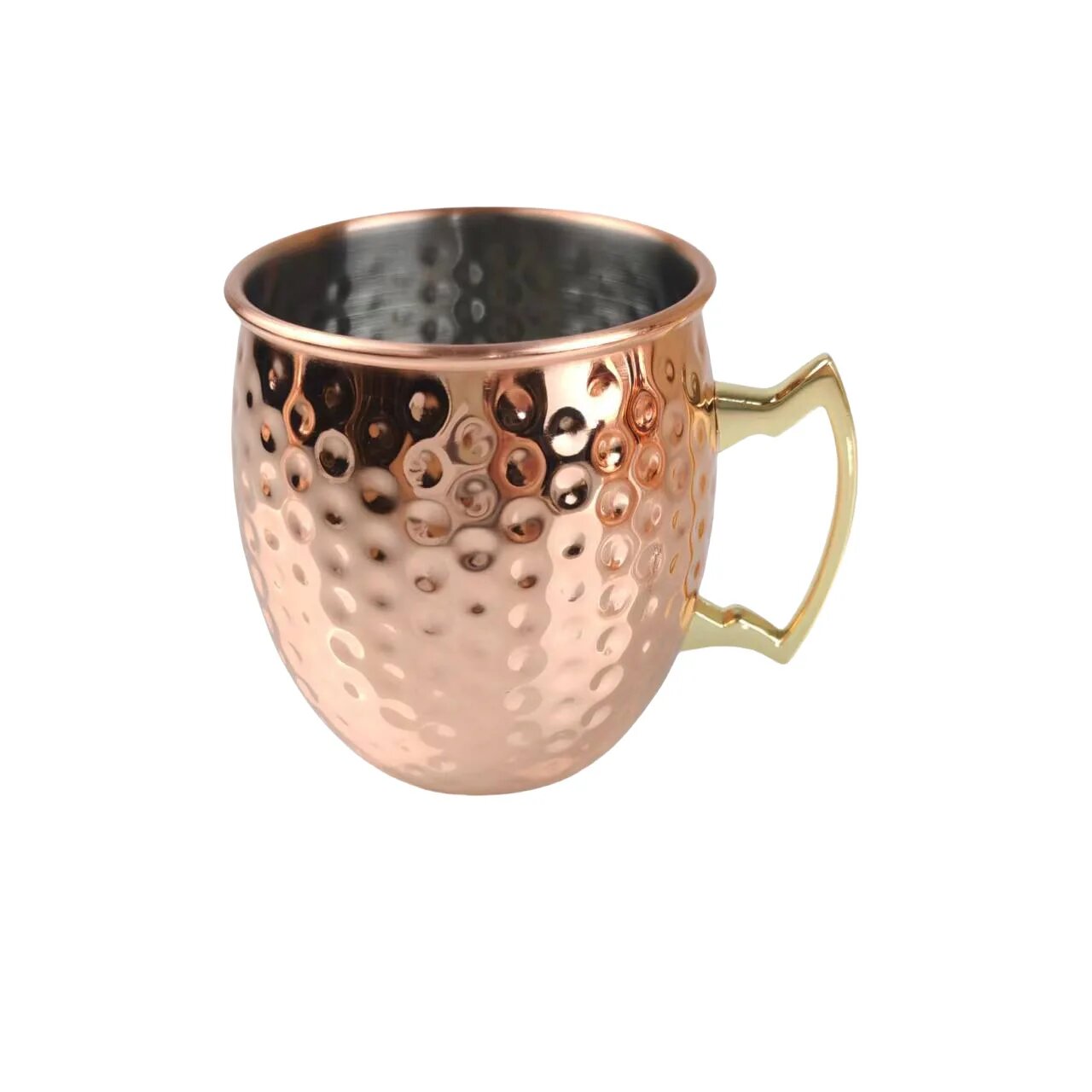 Стаканы Moscow Mule из нержавеющей стали с медным покрытием rose gold