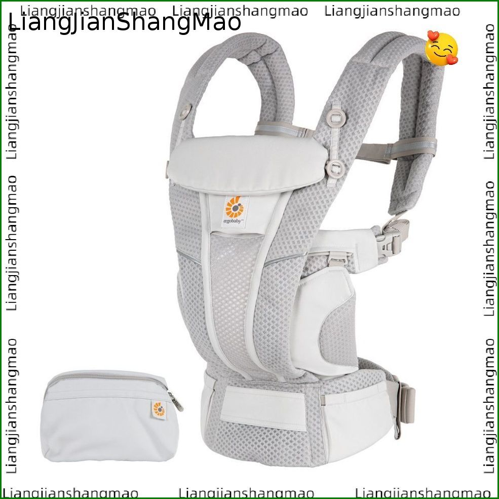 Бестселлер Ergobaby OMNI Breeze в сером оттенке Pearl Grey эргономичный кенгуру для новорожденных