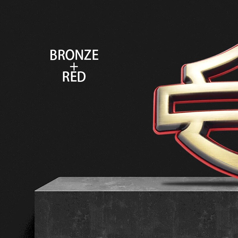 Мотоциклетный значок Bronze Red, 1 шт.