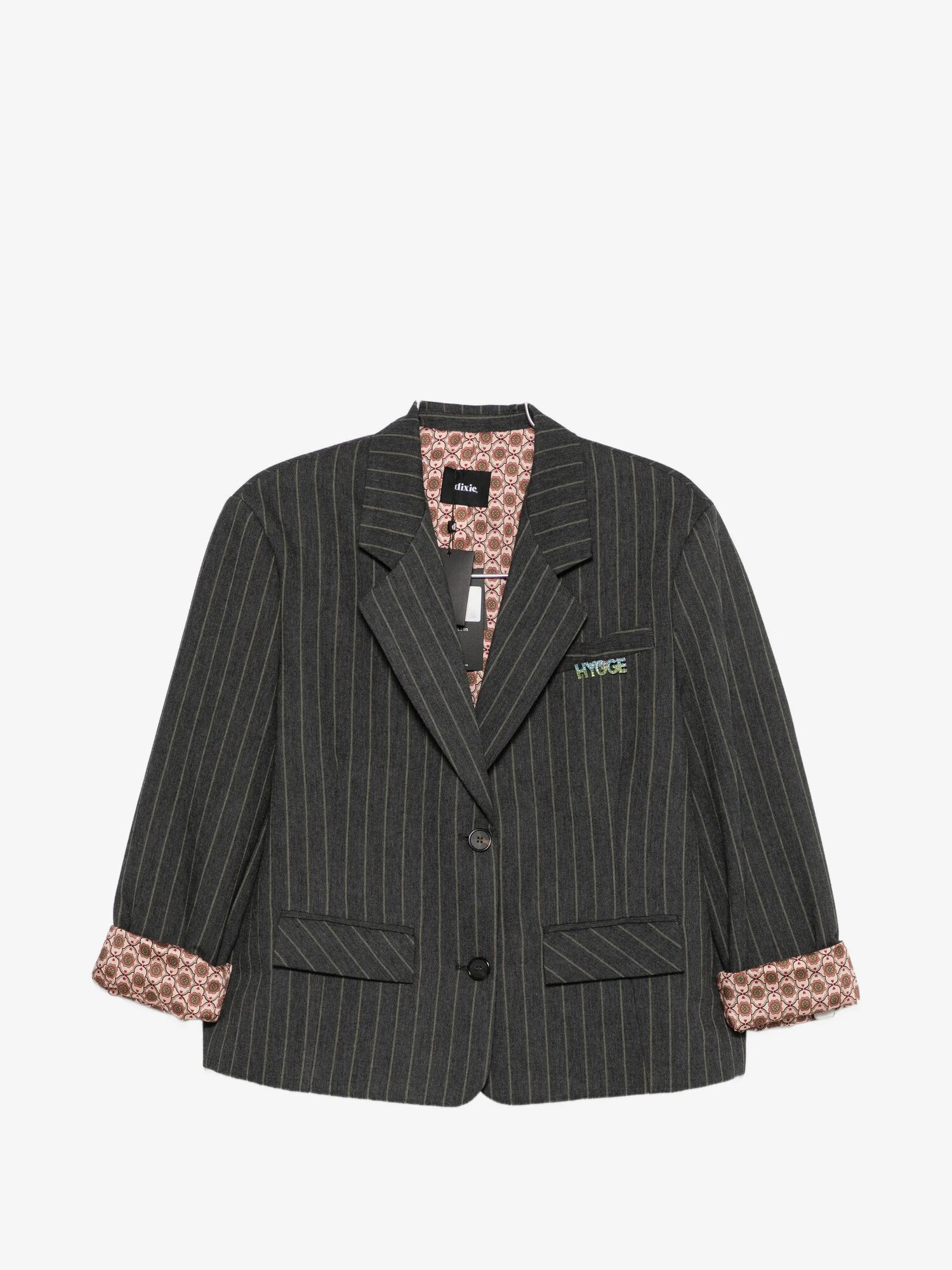 Куртка Dixie Pinstripe-print crystal-embellished jacket