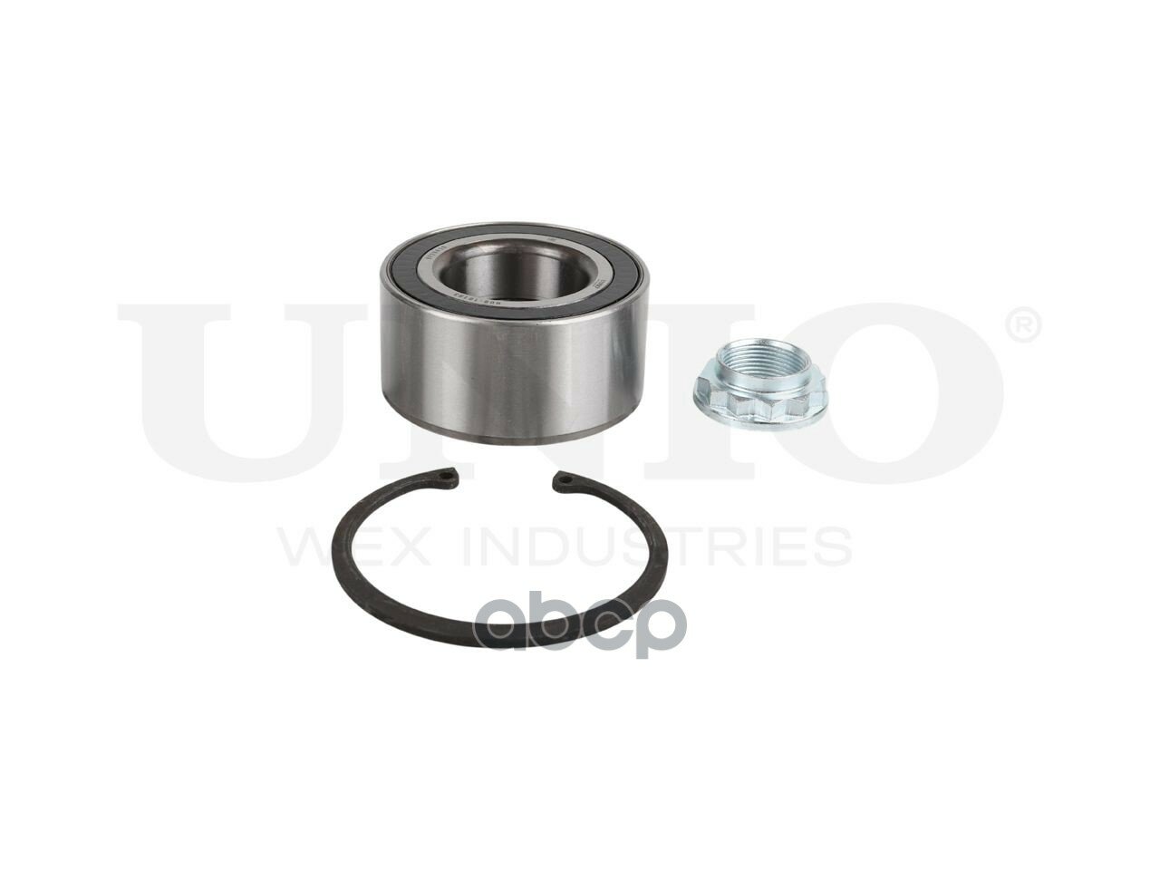 Подшипник задней ступицы, комплект (без ABS) BMW 3 (E36, E46) 94-, X3 (E83) 04-, 7 (E38) 94- UNIO арт. HUB-10193
