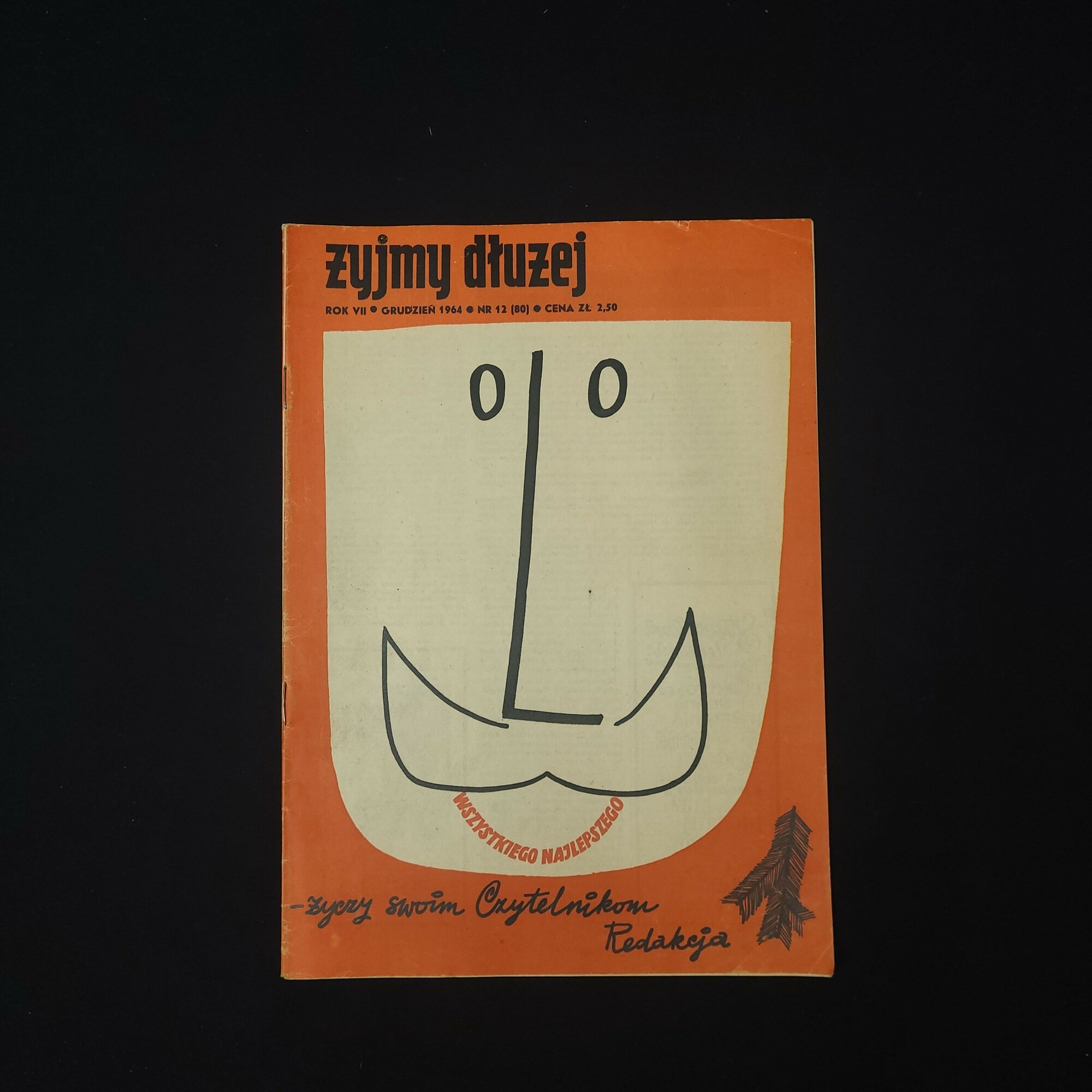 Zyjmy dłużej. Антикварная книга. Журнал о здоровье и быте