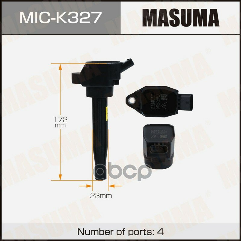 Катушка зажигания MASUMA, GENESIS GV80 / G4KR-5 Masuma арт. MICK327