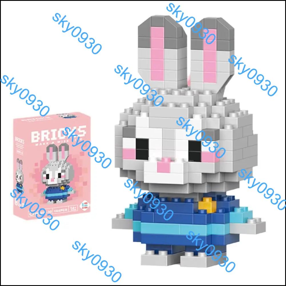 3D конструктор, Мини 3Д Конструктор Bunny / Развивающая сборная модель