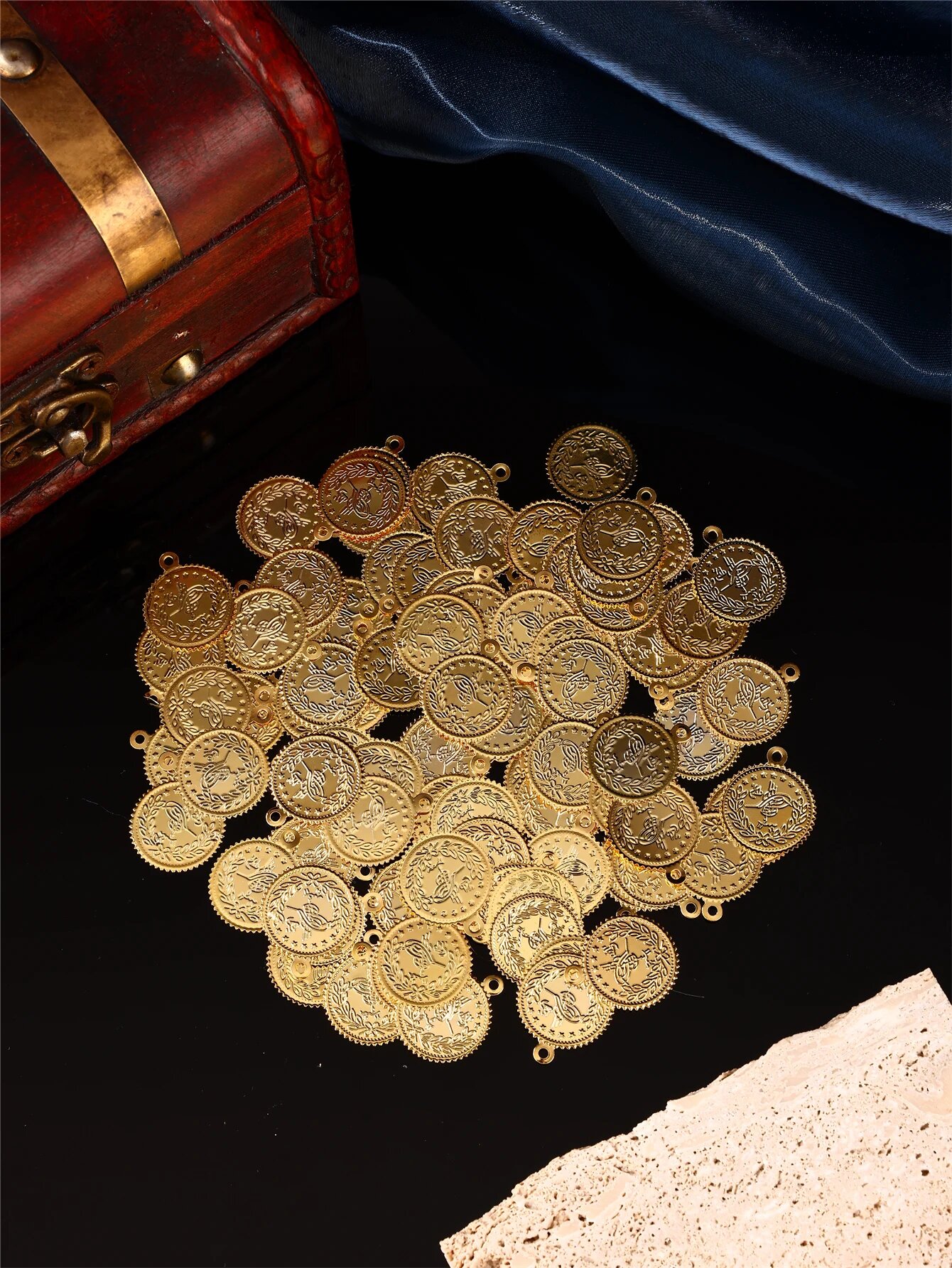 Гравированные монеты из железа для украшений 50pcs