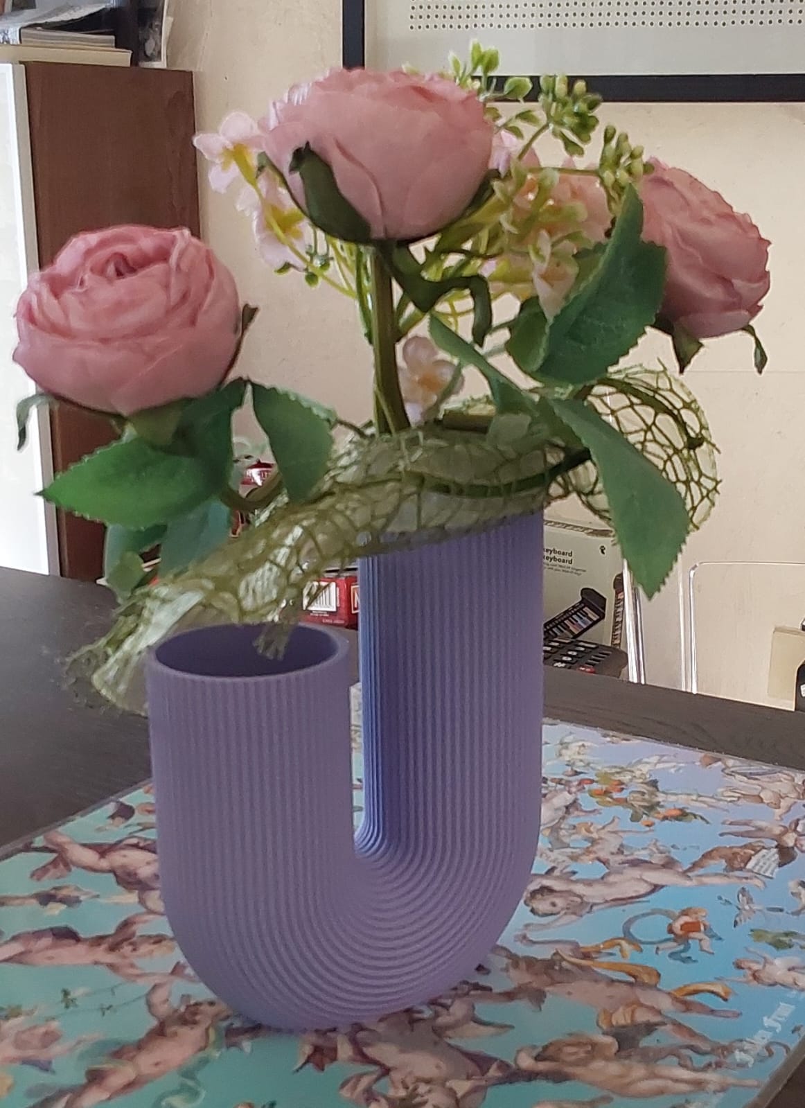Ваза декоративная современная, 3D-печать, 3DOPRU арт. VASE-PR-1219284
