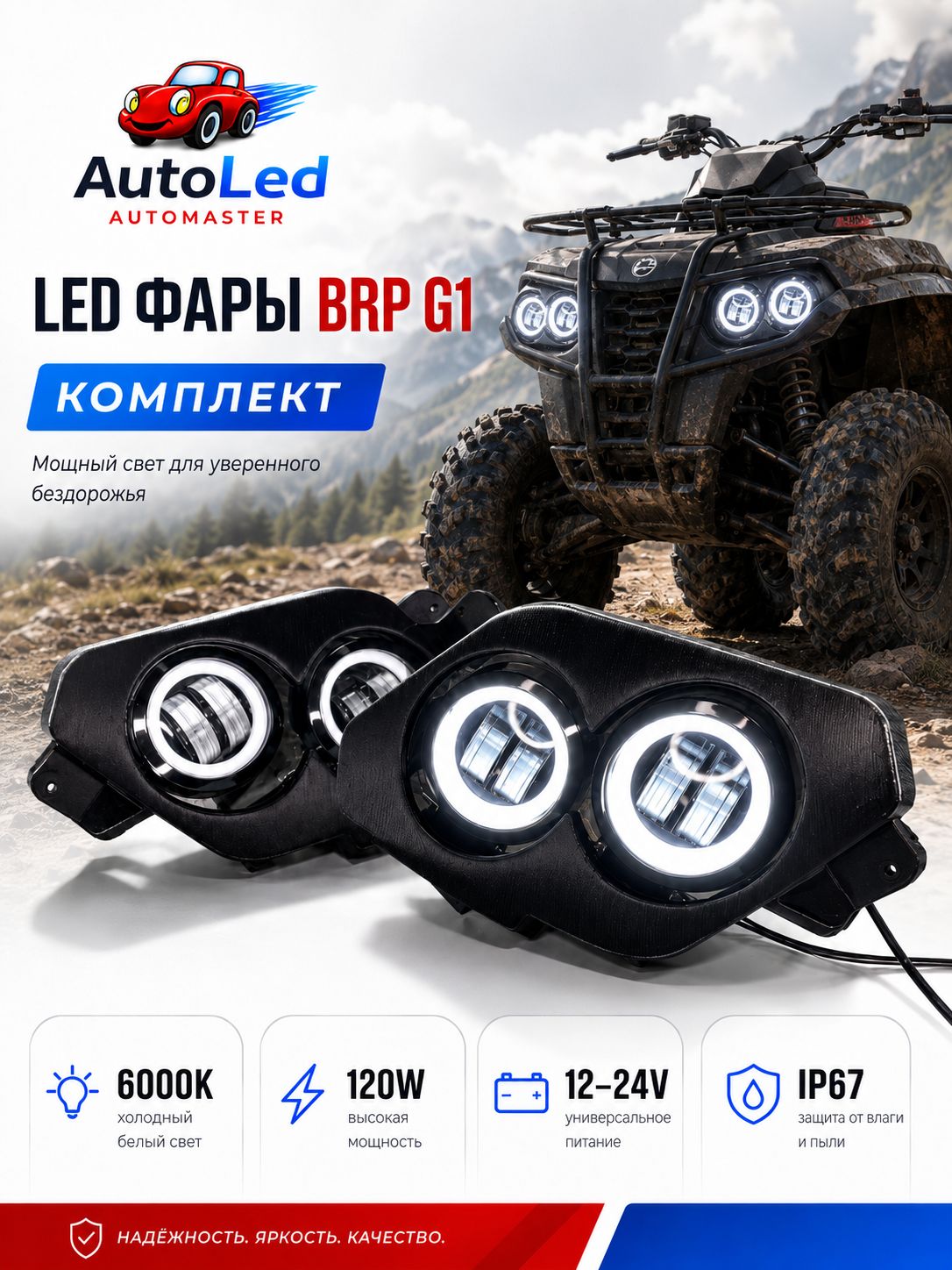 Led фары Brp G1