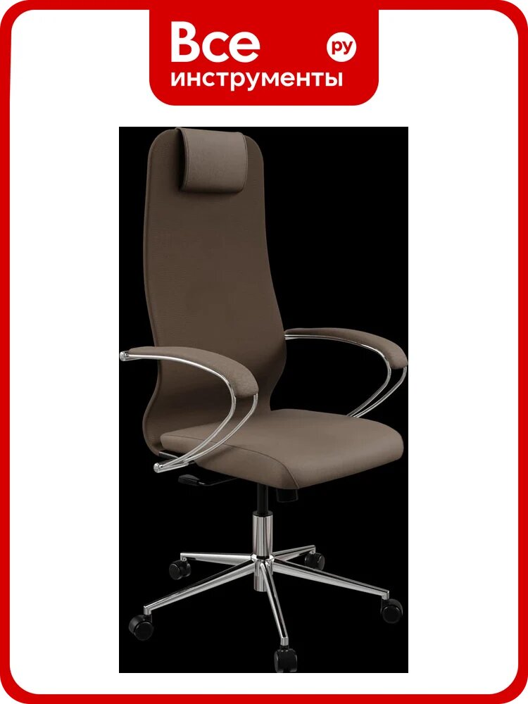 Кресло для персонала метта Sit 8 B1-9K - X2+Bahama /Uh00/Wh12/K1cF(M09. B23. G18. W02) (Св. коричневый-Коричневый) z11E.52.1.2A3