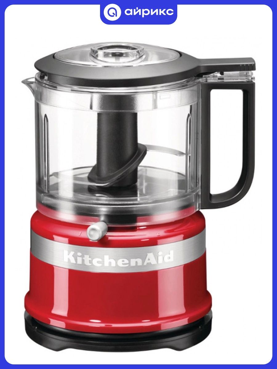 Комбайн кухонный мини KitchenAid 5KFC3516EER, 240 Вт, 2 скорости, импульсный режим, 1 насадка, красный