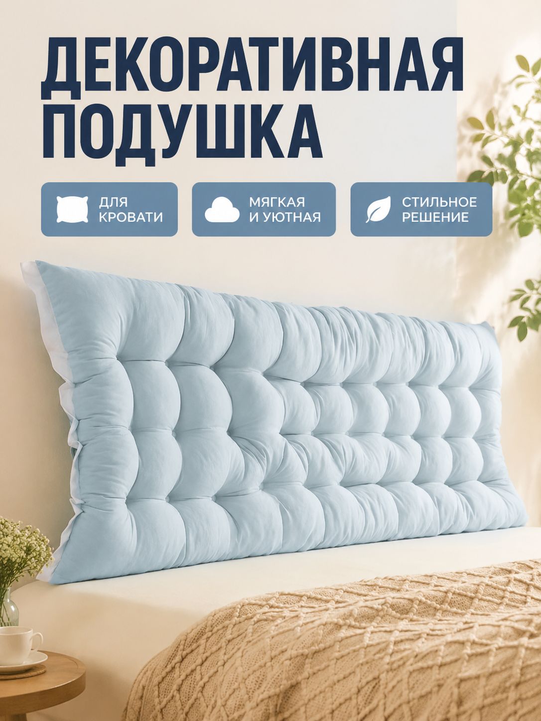 Подушка Дакимакура 50x200 см 1 шт