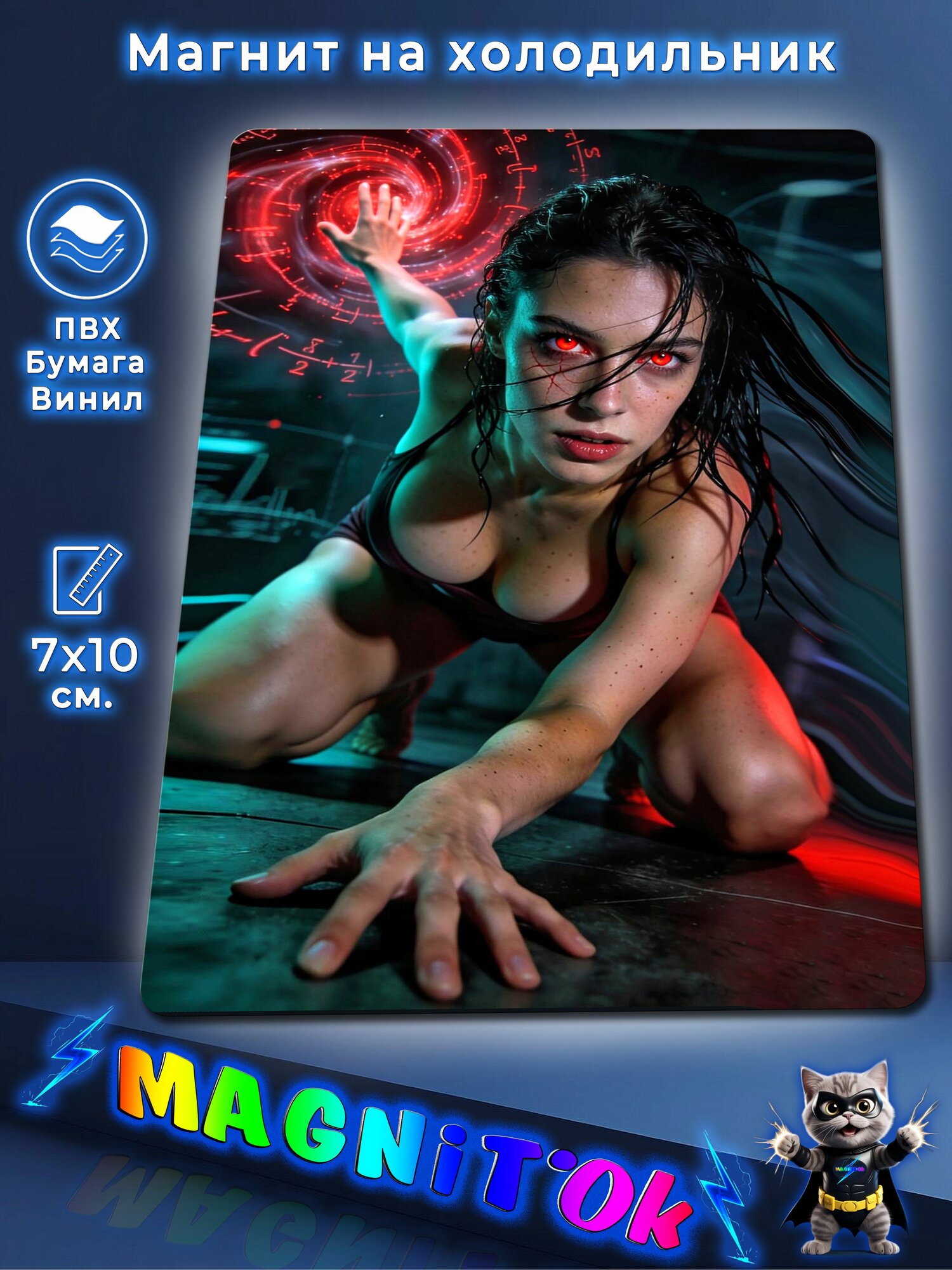 Магнит на холодильник, Str. Woman-02