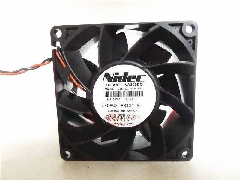 NIDEC Вентилятор V35132-16LRCKF DC24V 0.45A 8038 8 см 2 провода инвертор вентиляторы -