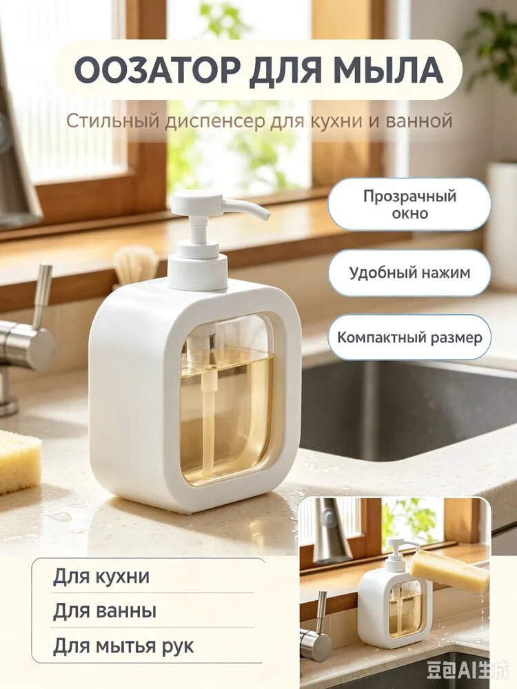 Помпа дозатор сменная 300 мл, 1 шт