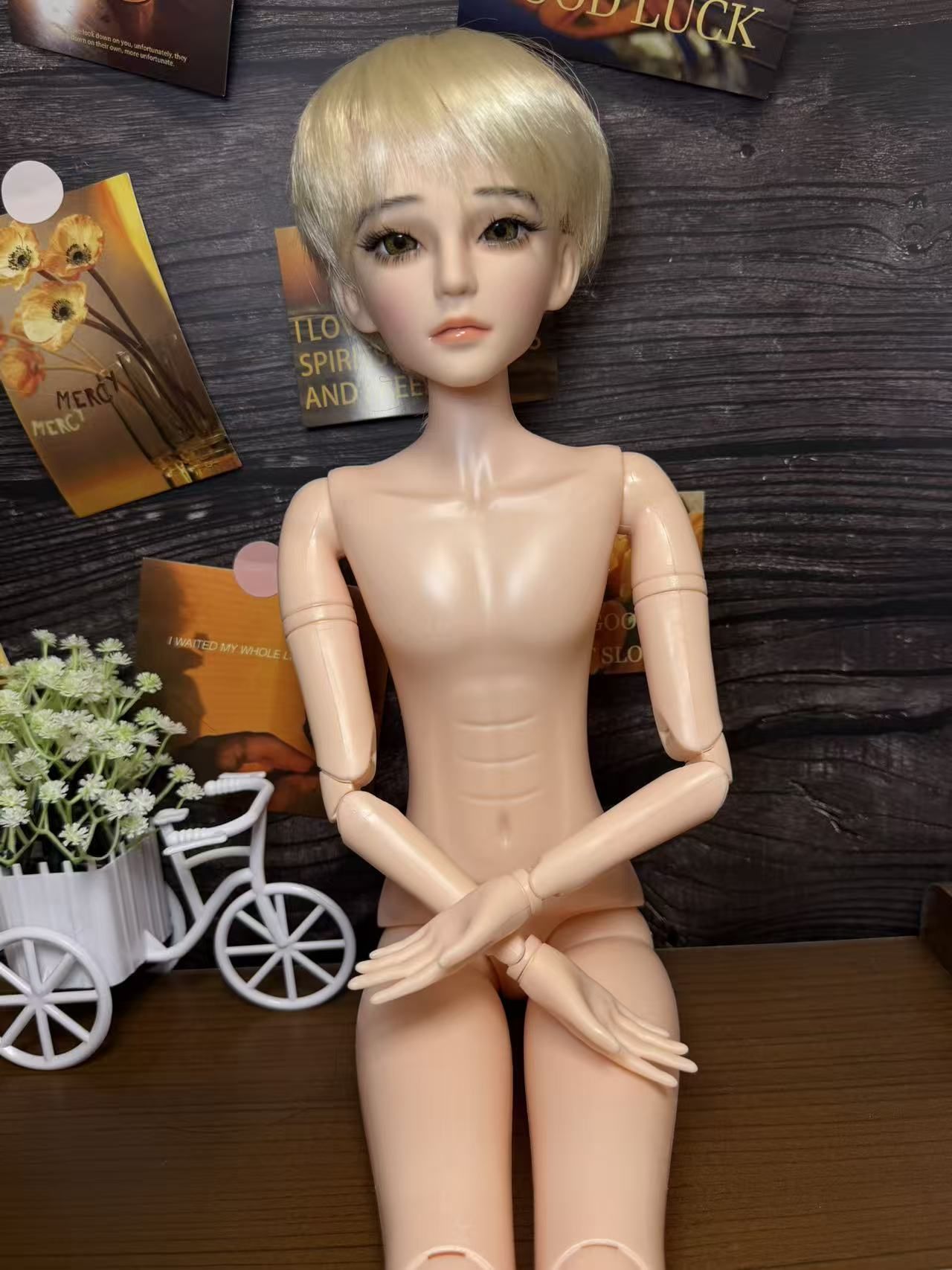 Мальчик 60 - сантиметровая кукла, 1 / 3 BJD кукла ручной макияж