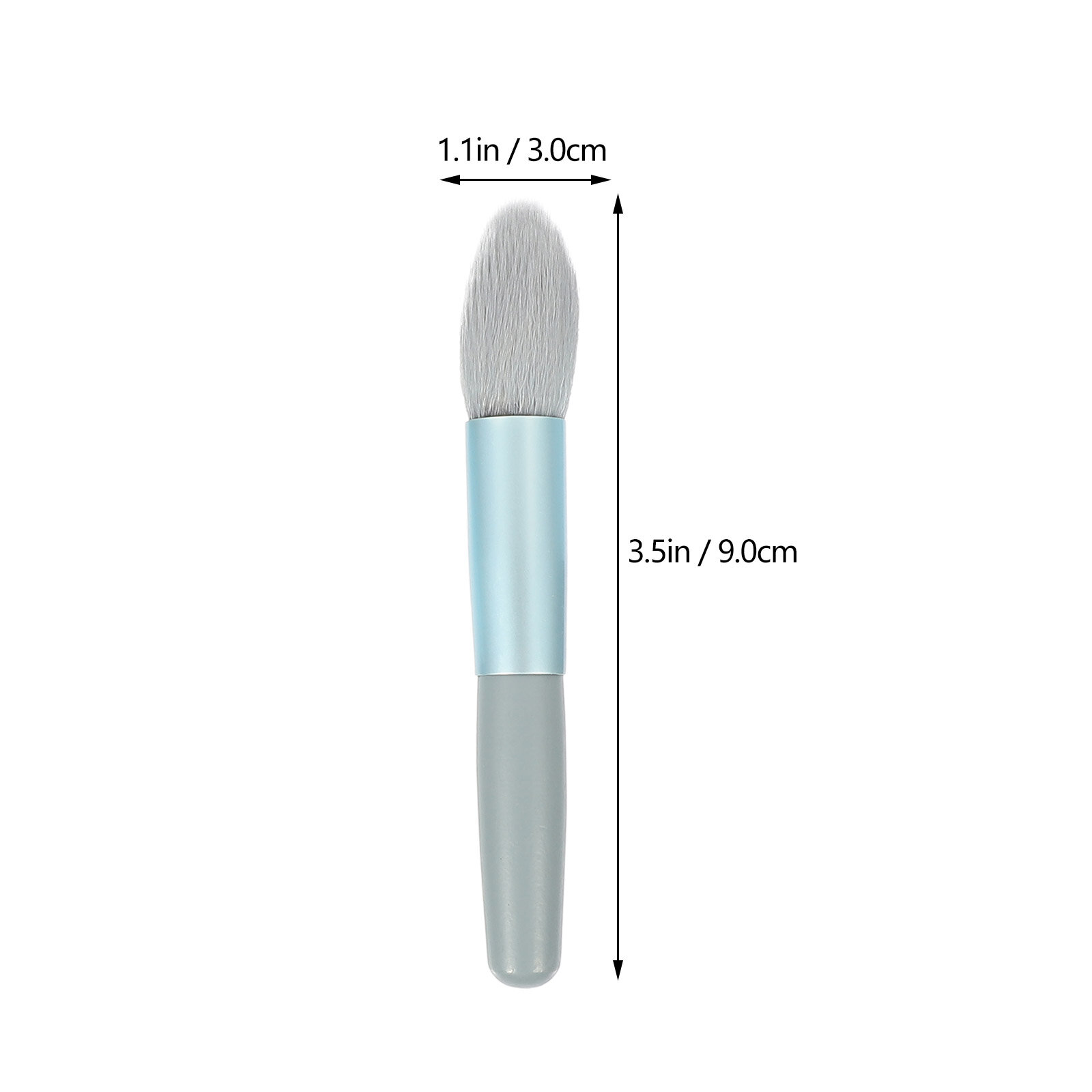 Набор Косметических Щёток Для Макияжа С Подсветкой Стильный Компактный 9x3x1 6cm