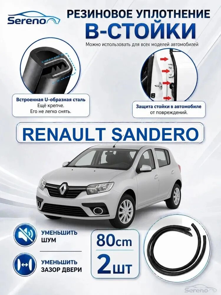 Уплотнитель автомобильный арт. Sereno-RENAULT-Sandero