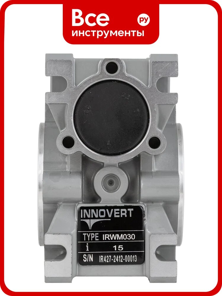 Редуктор червячный INNOVERT 030 (i=5) вал вх./вых 11/14 мм, корпус алюминиевый, масло синтетическое IRWM030-5 (вх. вал 11 мм)