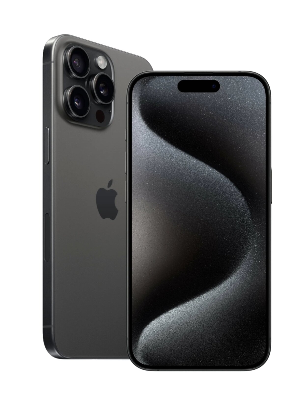 Смартфон Apple iPhone15 Pro 128ГБ, Black Titanium, nano‑SIM+eSIM, отличная основная камера, камера 48MP, NFC