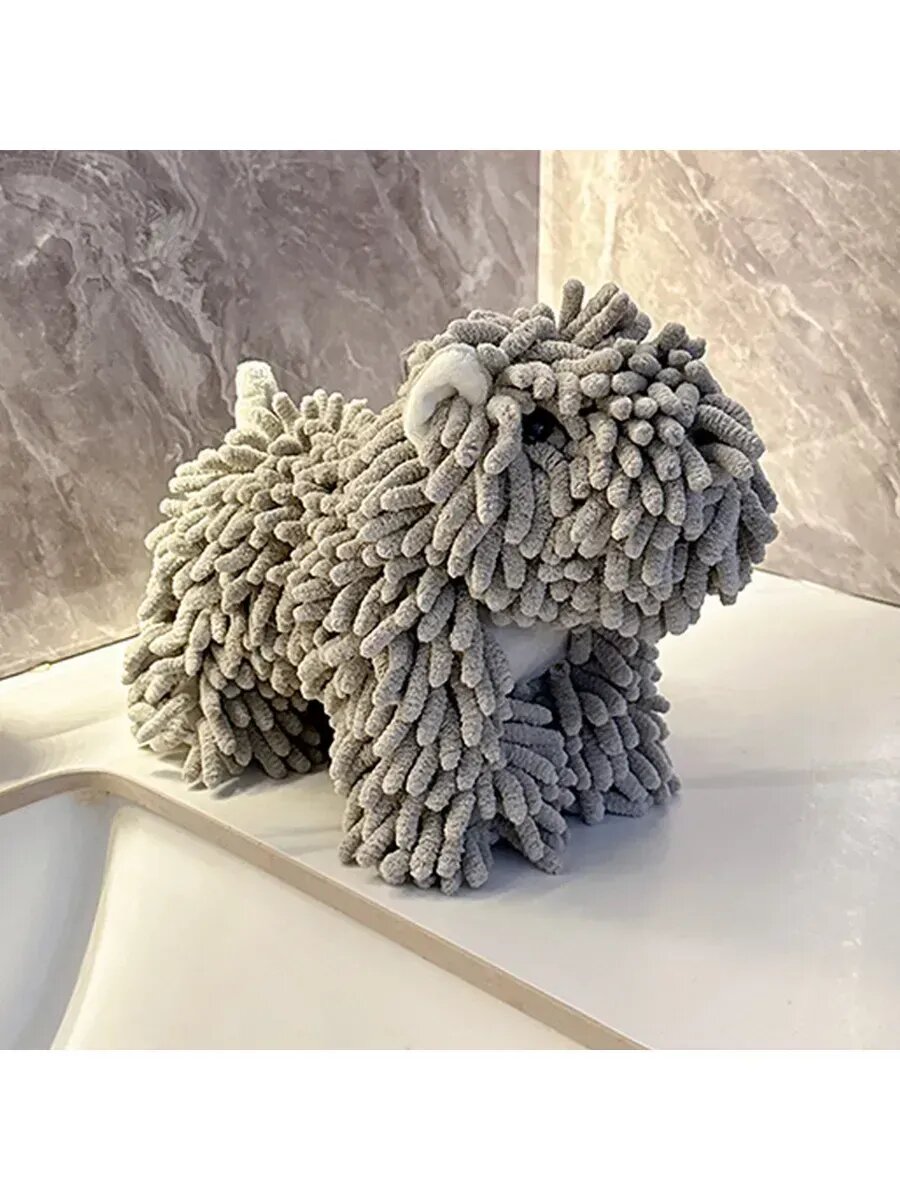 Кухонное полотенце из микрофибры с собачкой