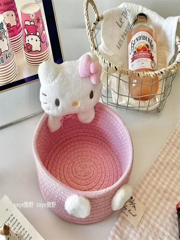 Премиумкорзина Hello Kitty с крышкой, розовая, 177 см